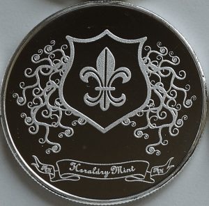 1 ounce HWMC Heraldry Mint Silver Round “France” | HW Minting Company